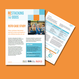 Partnering with RSTO - Restacking the Odds (RSTO)